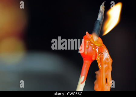 Malaysia, Melaka, burning flame on candle Stock Photo - Alamy