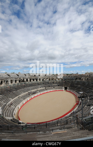 Interior of Roman Colosseum, an elliptical amphitheatre, the largest ...