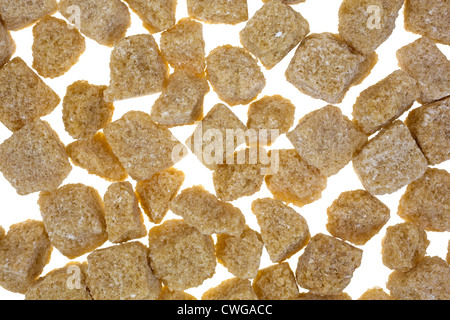 Crystals And Cubes Of Unrefined Brown Cane Sugar - Saccharum ...