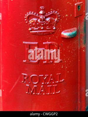 Elizabeth II Regina ER royal insignia on the gates of the Tower of ...