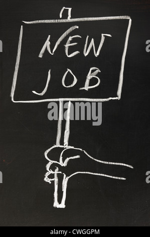 Hand writing sign Get The Job. Concept meaning Obtain position ...