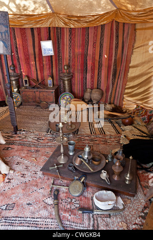 Medieval Moorish scribe office tent in the reenactment of a Medieval ...