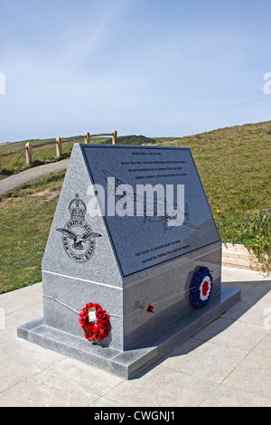 BOMBER COMMAND MEMORIAL AT BEACHY HEAD. SUSSEX. ENGLAND. UK Stock Photo ...