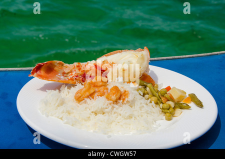 Cuban lobster Cuisine, Cayo Santa Maria, Cuba Stock Photo - Alamy