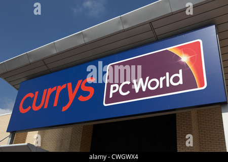 Currys store at a retail park in Bury St Edmunds in Suffolk, UK Stock ...