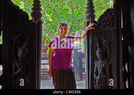 Bagaya Kyaung Monastery, Inwa Stock Photo - Alamy