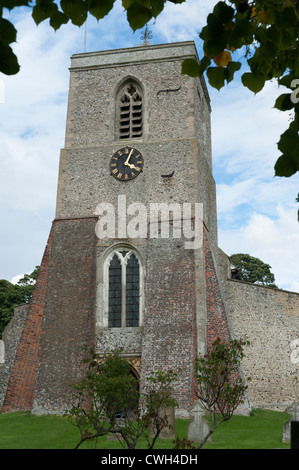 The church and tower at Sandon in North Hertfordshire England UK Stock ...