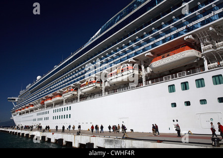 The passenger liner MS Golden Princess in the harbour, Kusadasi, Turkey ...