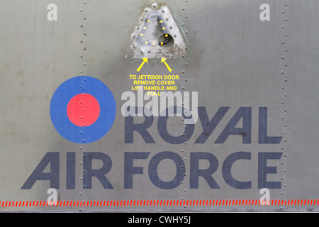 RAF Royal Air Force roundel omitting the white circle between the blue ...
