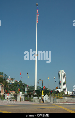 The flagpole in Merdeka Square Kuala Lumpur Stock Photo - Alamy