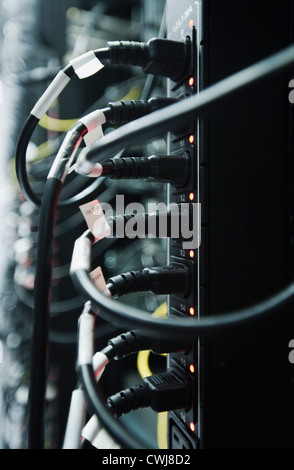 Close up of computer cords Stock Photo - Alamy