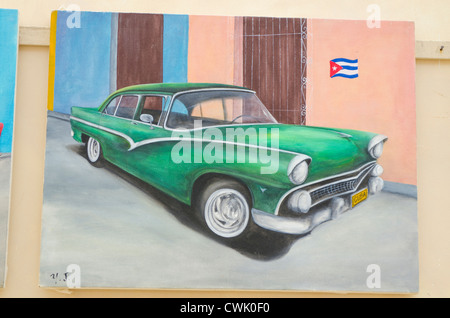 Local cuban crafts, souvenirs and artwork for sale in Old Havana Cuba ...