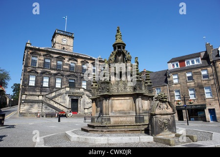 linlithgow burgh halls on the cross west lothian scotland Stock Photo ...