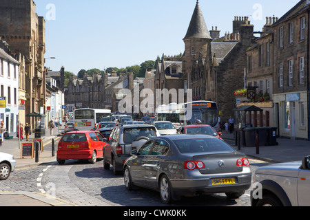 linlithgow high street town centre west lothian scotland Stock Photo ...