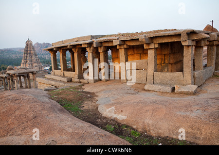Hemakuta temple complex in Hampi, India Stock Photo - Alamy