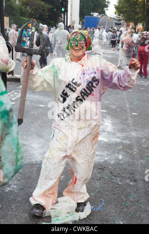 Traditional J'Ouvert (Jouvert or Jouvée) Parade at Notting Hill ...