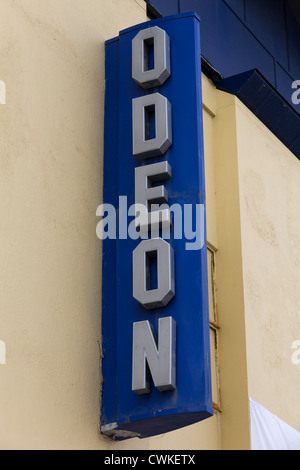 Odeon cinema sign in Brighton UK Stock Photo - Alamy