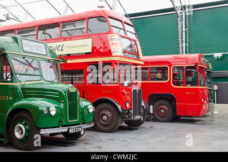 England, Surrey, London, Booklands Museum, London Bus Museum, Vintage ...
