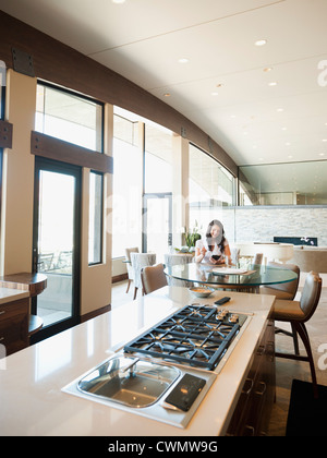 USA, Utah, St. George, Modern living room interior Stock Photo - Alamy