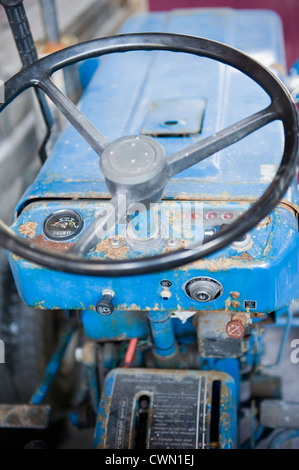 Old tractor controls Stock Photo - Alamy