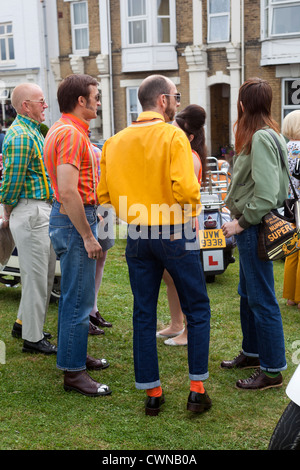 Mods in Sixties Fashion Stock Photo - Alamy