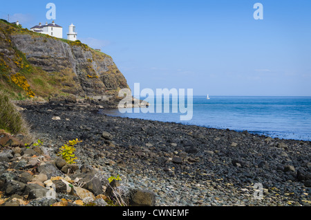 blackhead lighthouse and the whitehead to blackhead coastal path county ...