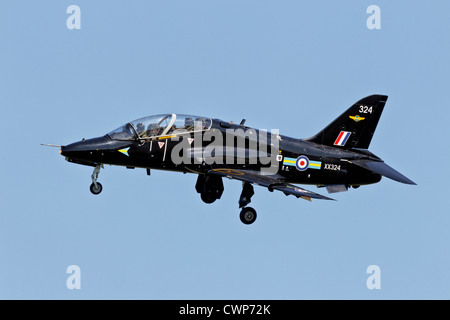 RAF BAe Systems Hawk T.1 cockpit canopy and ejection seat Stock Photo ...