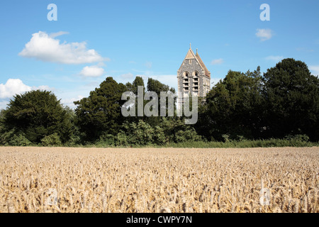 Ospringe, Church of St Peter and St Paul, Kent. Northwest tower Stock ...