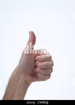 thumbs up approval icon Stock Photo - Alamy