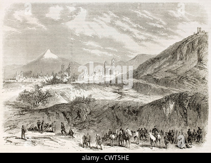French Intervention in Mexico. Siege of Jonuta (February 21, 1863 Stock ...