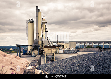 An old small factory in front of sky Stock Photo - Alamy