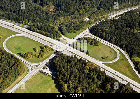 Europe Germany Bavaria Munich Highway Highways Motorway Motorways Stock ...