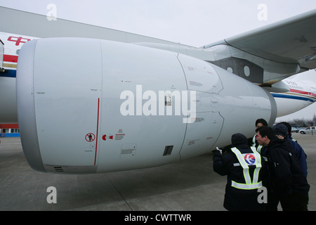 China Eastern Airlines check-in kiosk seen in Shanghai Pudong ...