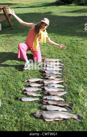 4 year old Rainbow Trout in hatchery Stock Photo - Alamy