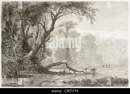 Old view of Phasis river Stock Photo - Alamy