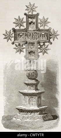 Macedonian cross symbol Stock Photo - Alamy