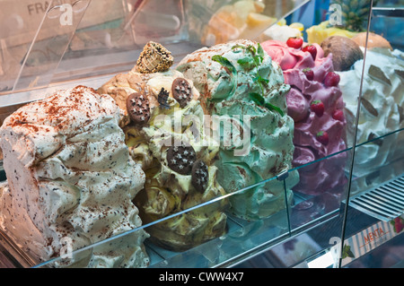 Italian ice creams Florence Tuscany Italy Stock Photo - Alamy