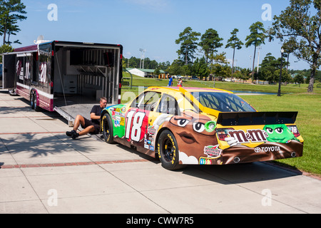 M&M Nascar Racecar Stock Photo - Alamy