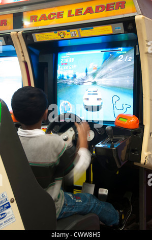 Arcade Racing Game Stock Photo - Alamy