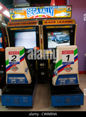Arcade Racing Game Stock Photo - Alamy