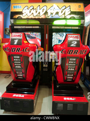 Arcade Racing Game Stock Photo - Alamy