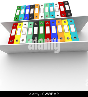 Stack Of Files For Getting Organized Stock Photo - Alamy