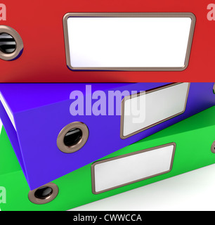 Stack Of Files For Getting Office Organized Stock Photo - Alamy
