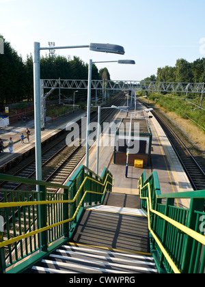 Railway station in Sandbach Cheshire UK Stock Photo - Alamy