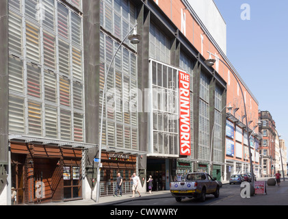 Dantzic Street, Manchester, England, UK, Europe. Rooftops with clock ...
