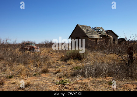 Endee, New Mexico, Usa. Abandoned Route 66 Stock Photo - Alamy