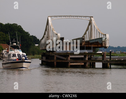 Railway Swing Bridge, Reedham, Norfolk, England Stock Photo - Alamy