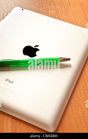 iPad tablet back and pen Stock Photo - Alamy