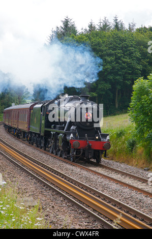LMS Stanier Class 8F "Fellsman" 48151 near Armathwaite, Settle to ...