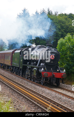 LMS Stanier Class 8F "Fellsman" 48151 near Armathwaite, Settle to ...